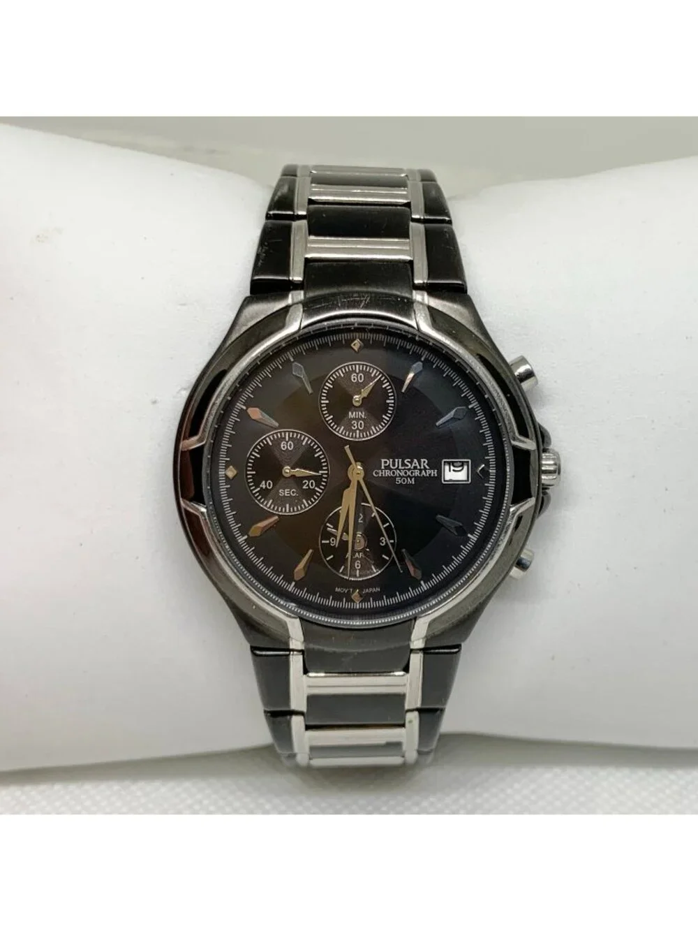 Pulsar | Accessories | Pulsar Chronograph Ym62x44 Mens Watch 38mm Two ...
